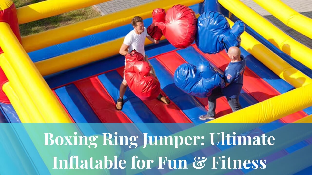 Boxing Ring Jumper for Events & Parties Fun for All Ages