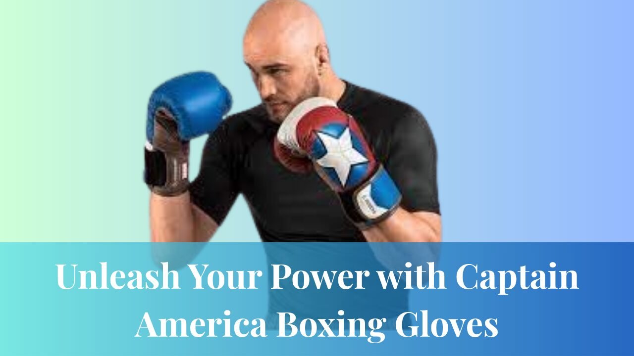 Captain America Boxing Gloves for Heroes in Training