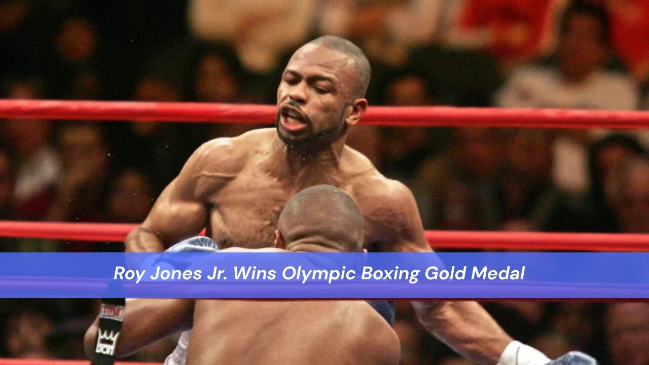 Roy Jones Jr. Boxing Gold Medal Awarded at Olympics